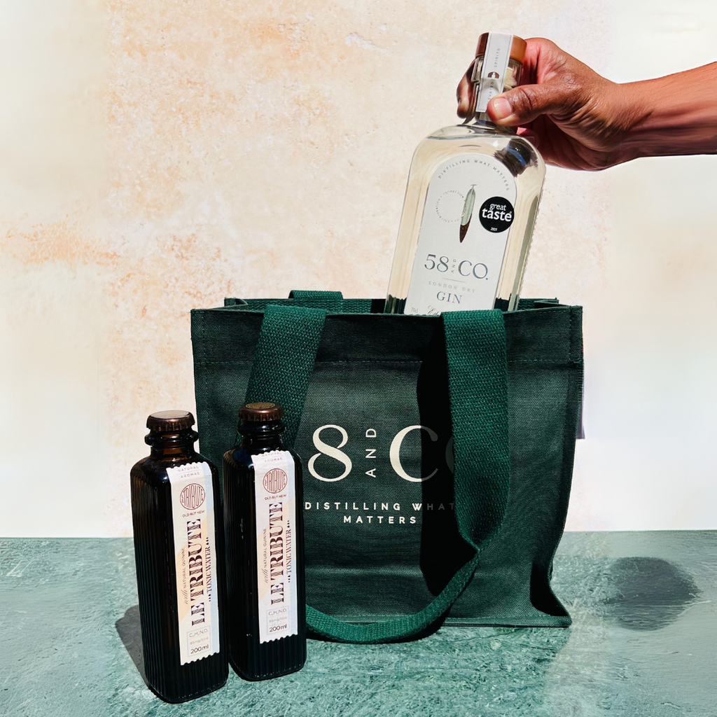 58 and CO London Dry Gin and Tonic Gift Set